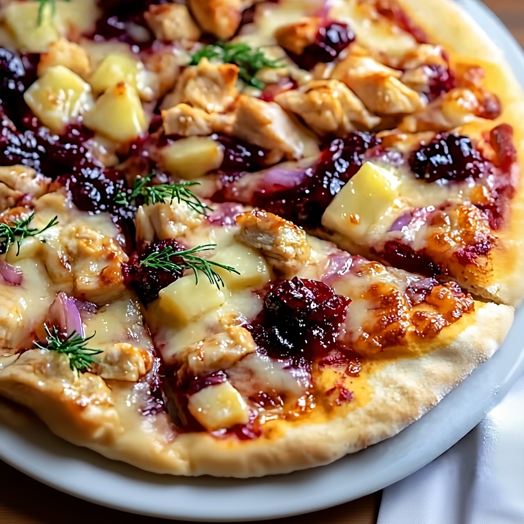 Deliciously Unique: The Ultimate Cranberry Chicken Brie Pizza Recipe ...