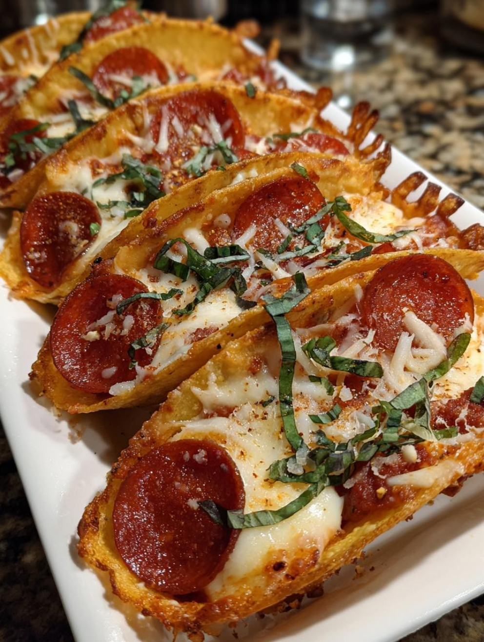 Pizza Pepperoni Tacos - Sanji Cuisine