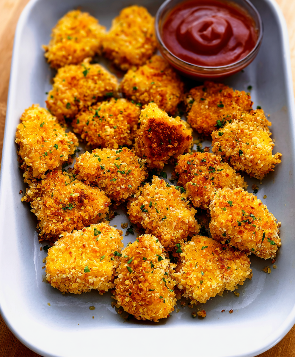 Ultra-Crispy Baked Chicken Nuggets - Sanji Cuisine