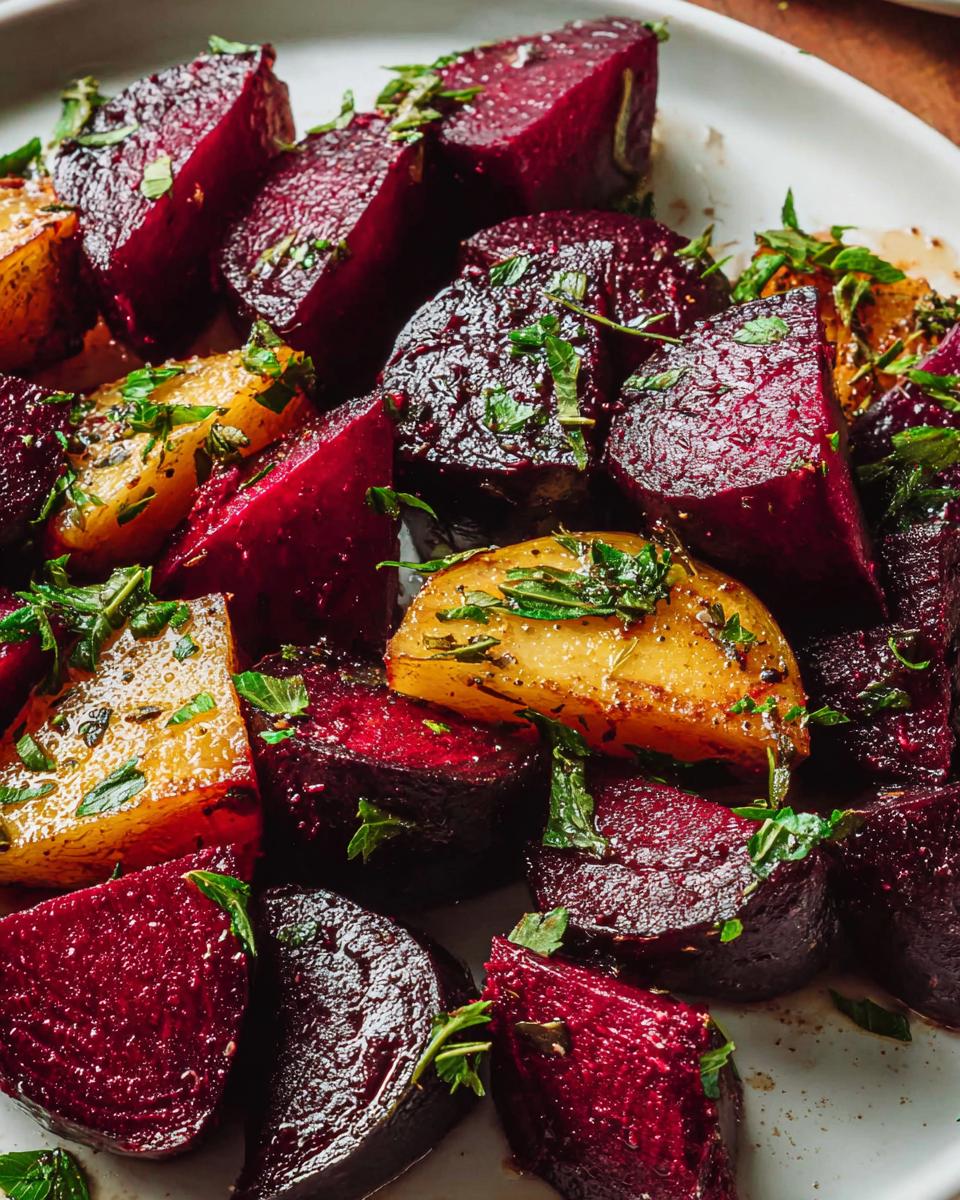 Delicious Roasted Beets with Herbs and Lemon Recipe to Savor - Sanji ...