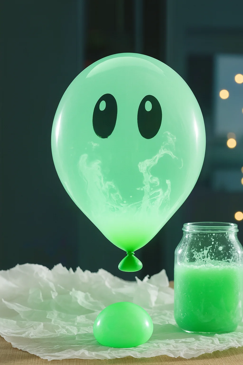 Baking Soda Ghost Balloon Experiment for Kids: Fun Halloween Science at ...