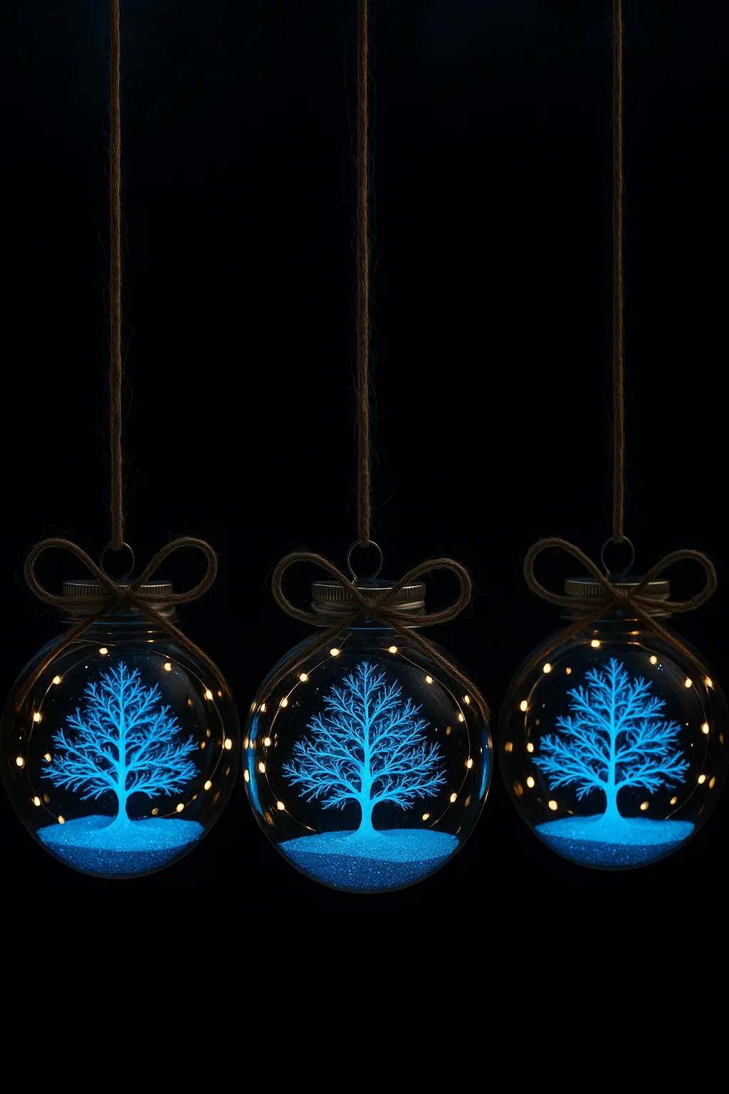 DIY Glowing Winter Tree Ornaments: Make Magical Decorations at Home ...