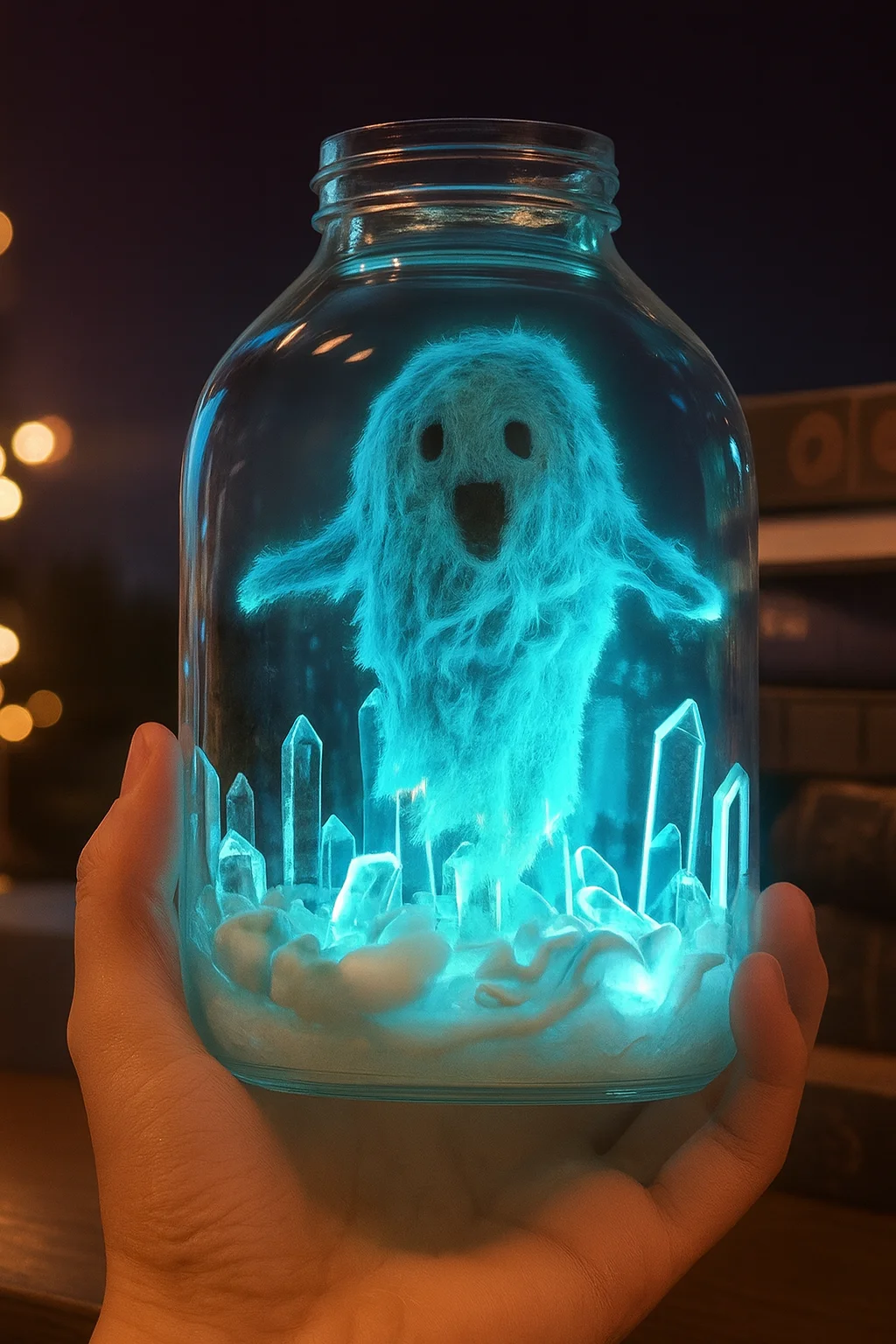 How to Make a Glowing Ghost Jar at Home (DIY Halloween Craft 2025 ...