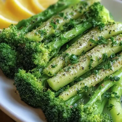 Roasted Broccoli Stems Recipe – Zesty, Crispy & Easy