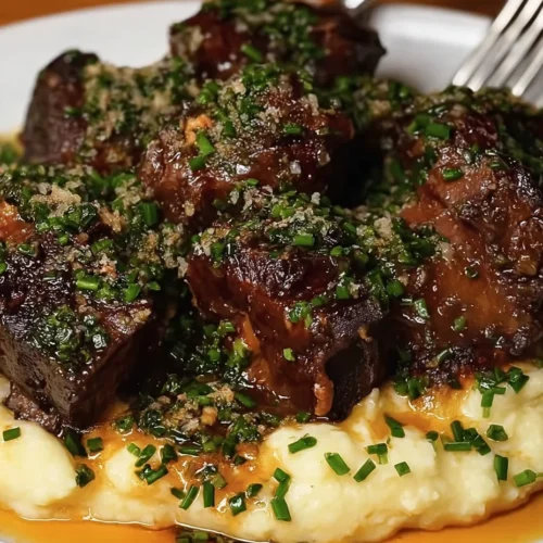 Cowboy Butter Steak Bites with Garlic Mashed Potatoes