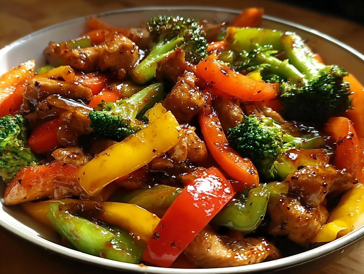Delicious Chicken & Veggie Stir-Fry in Just 30 Minutes Bliss - Sanji ...