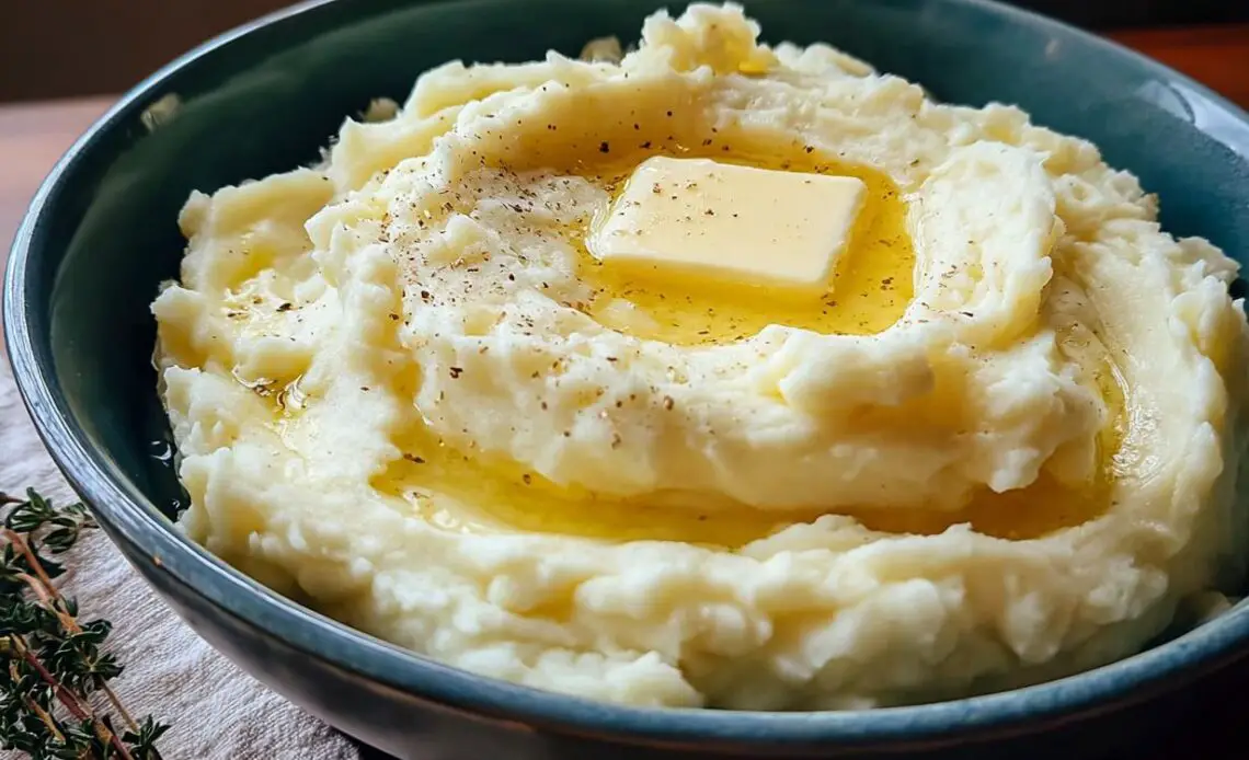 Irresistible Classic Mashed Potatoes with Butter & Cream Joy - Sanji ...