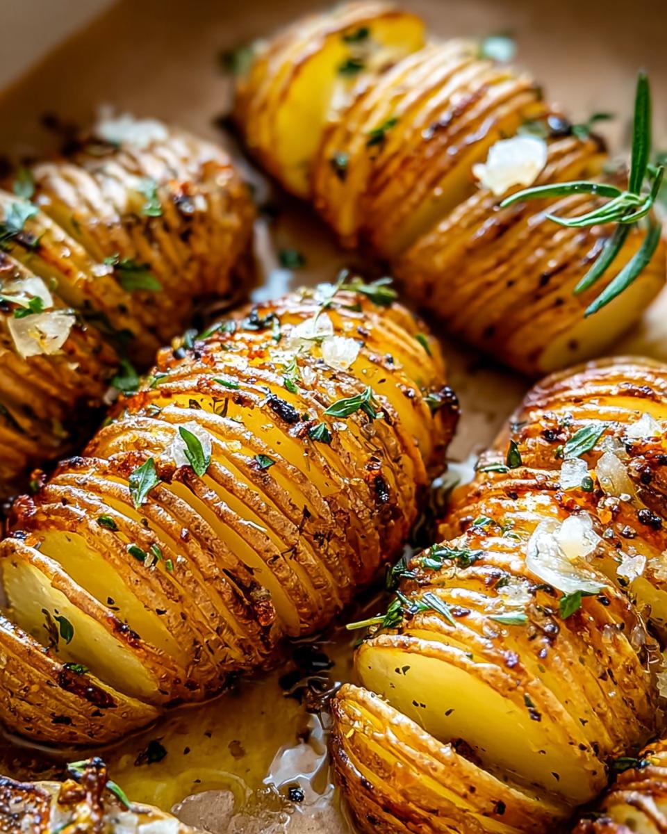Crispy Hasselback Potatoes: A Flavorful Side Delight Recipe - Sanji Cuisine