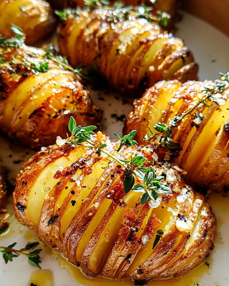Crispy Hasselback Potatoes: A Flavorful Side Delight Recipe - Sanji Cuisine