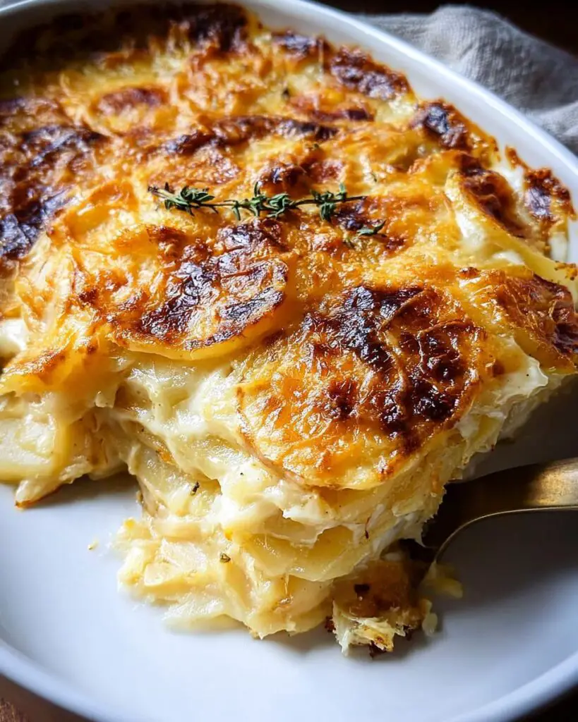 Indulge in French Onion Scalloped Potatoes Delight Today - Sanji Cuisine