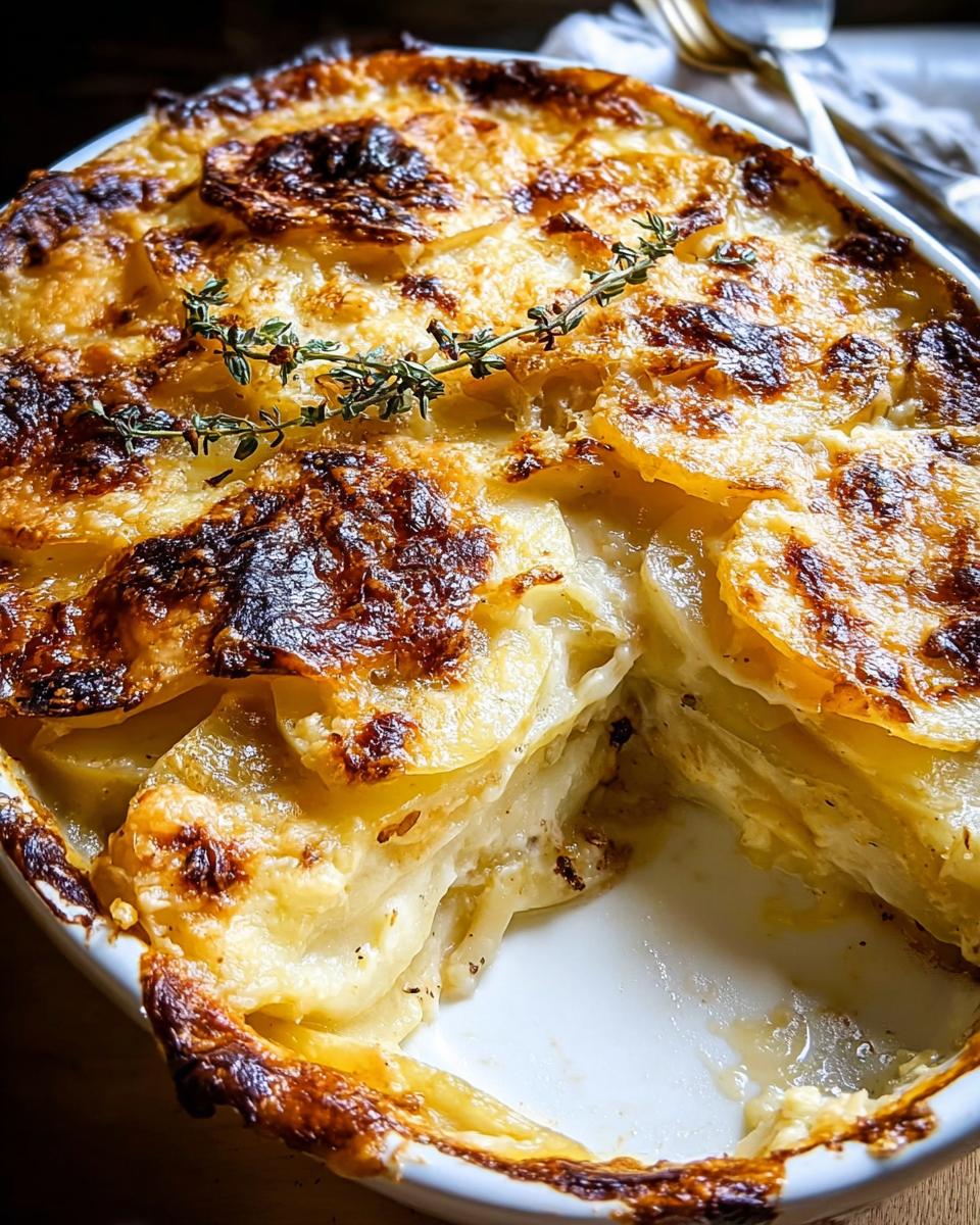 Indulge in French Onion Scalloped Potatoes Delight Today - Sanji Cuisine