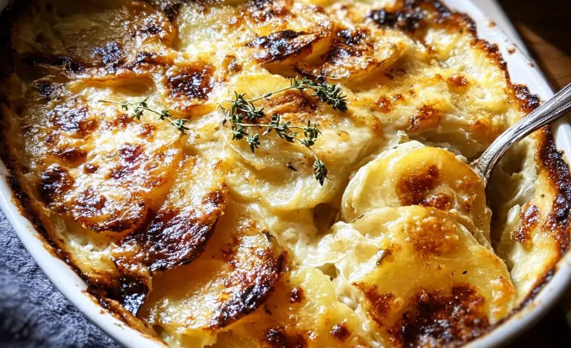 Indulge in French Onion Scalloped Potatoes Delight Today - Sanji Cuisine
