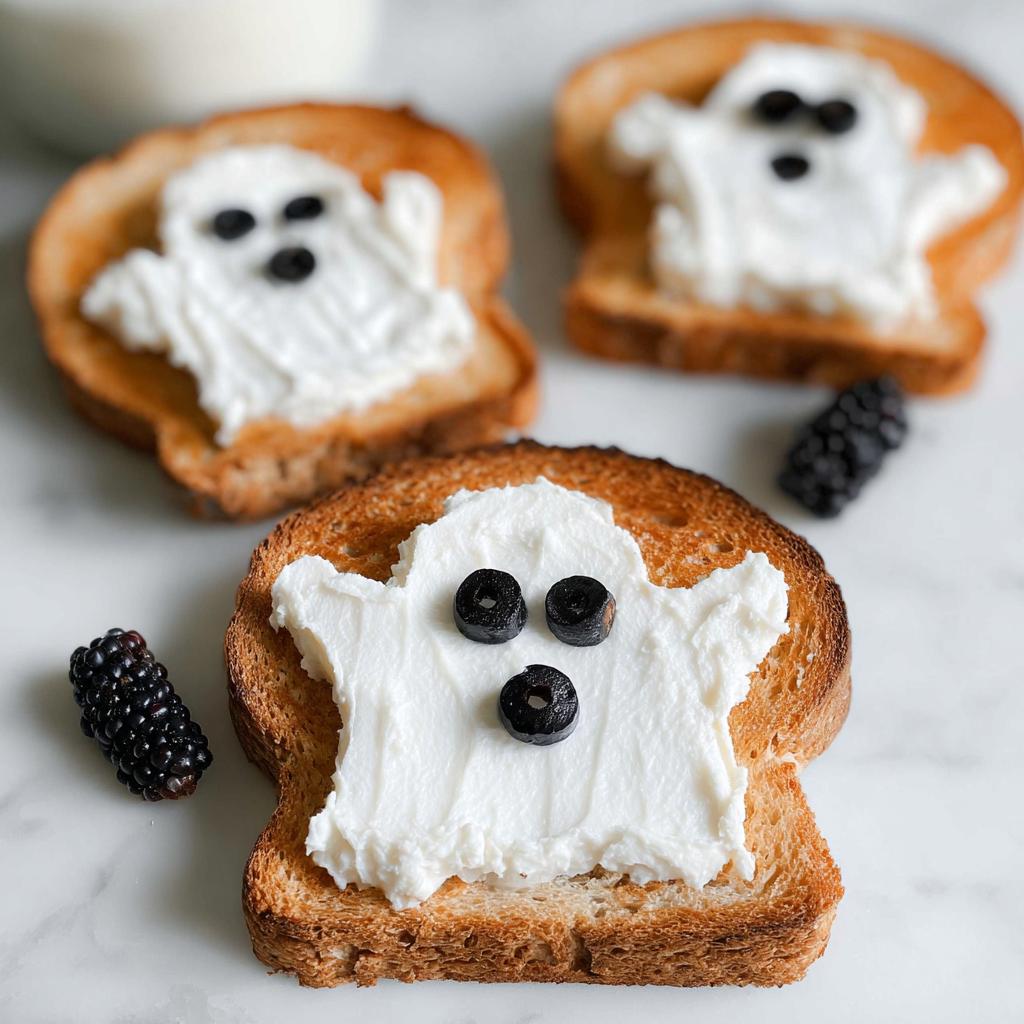 Ghost Toast with Cream Cheese & Fruit Faces: 5 Spooky Tips - Sanji Cuisine