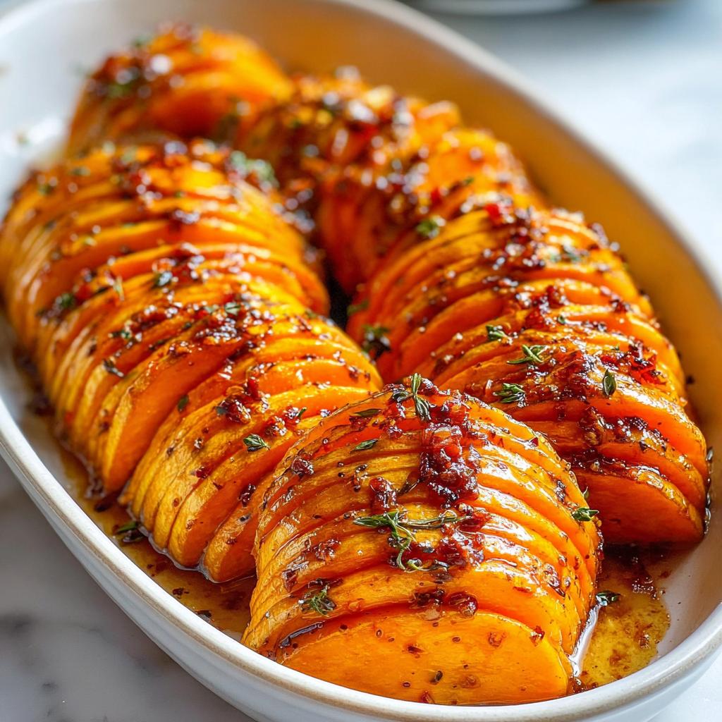 Hot Honey Hasselback Butternut Squash Recipe: A Fall Delight - Sanji ...