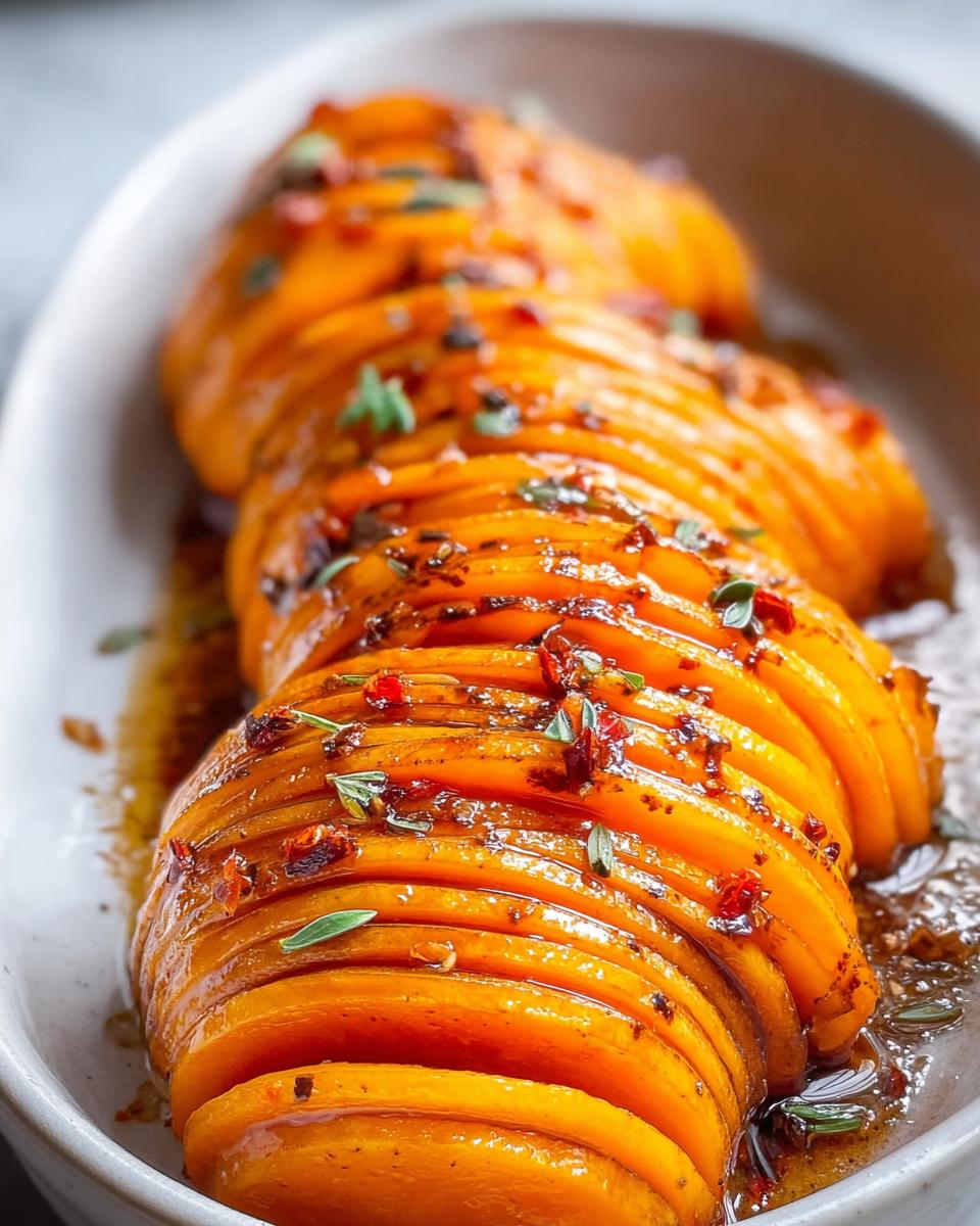Hot Honey Hasselback Butternut Squash Recipe: A Fall Delight - Sanji ...