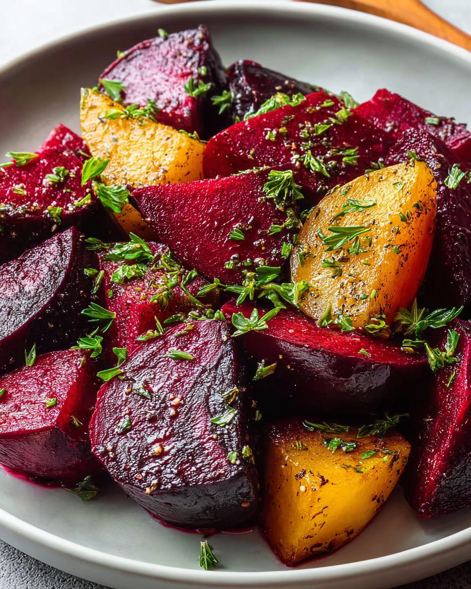 Delicious Roasted Beets with Herbs and Lemon Recipe to Savor - Sanji ...