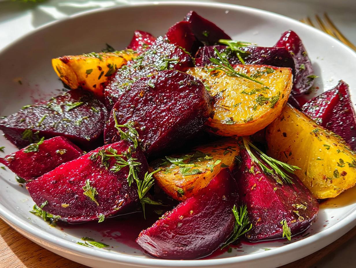 Delicious Roasted Beets with Herbs and Lemon Recipe to Savor - Sanji ...