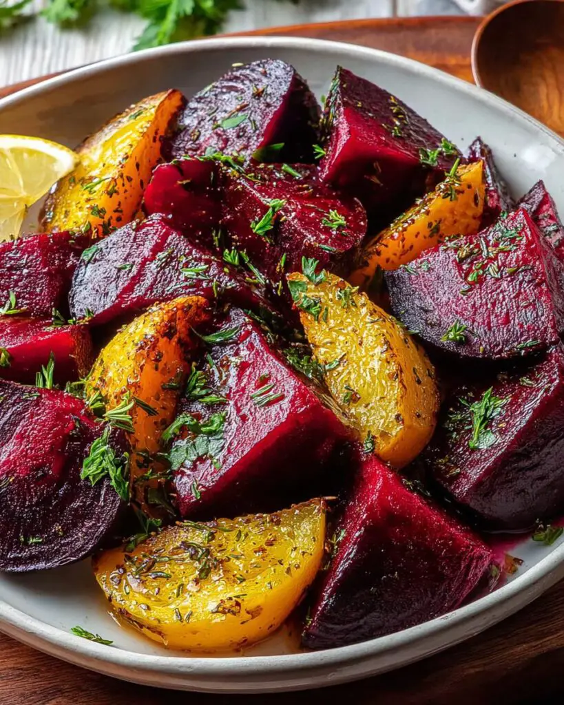 Delicious Roasted Beets with Herbs and Lemon Recipe to Savor - Sanji ...