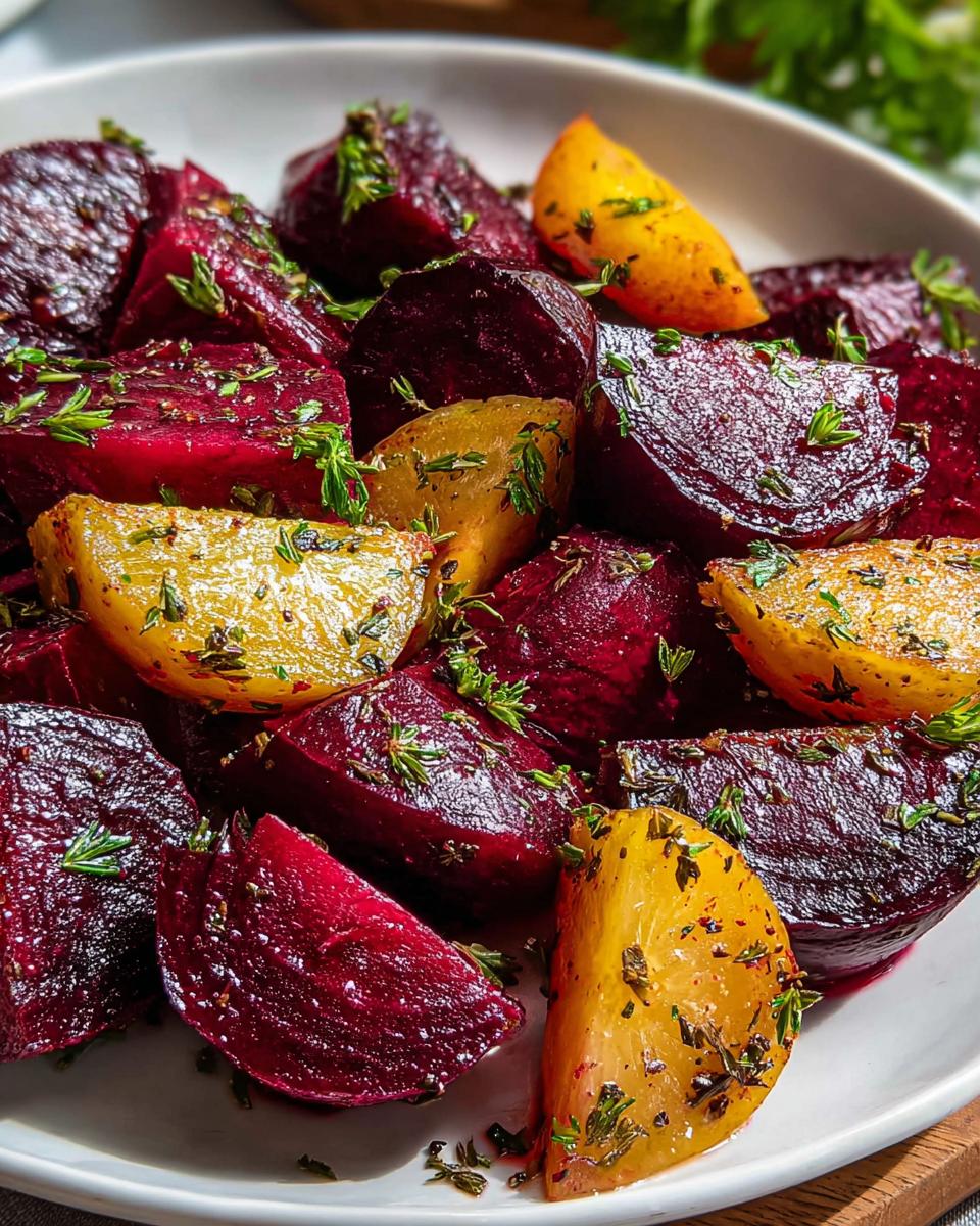 Delicious Roasted Beets with Herbs and Lemon Recipe to Savor - Sanji ...