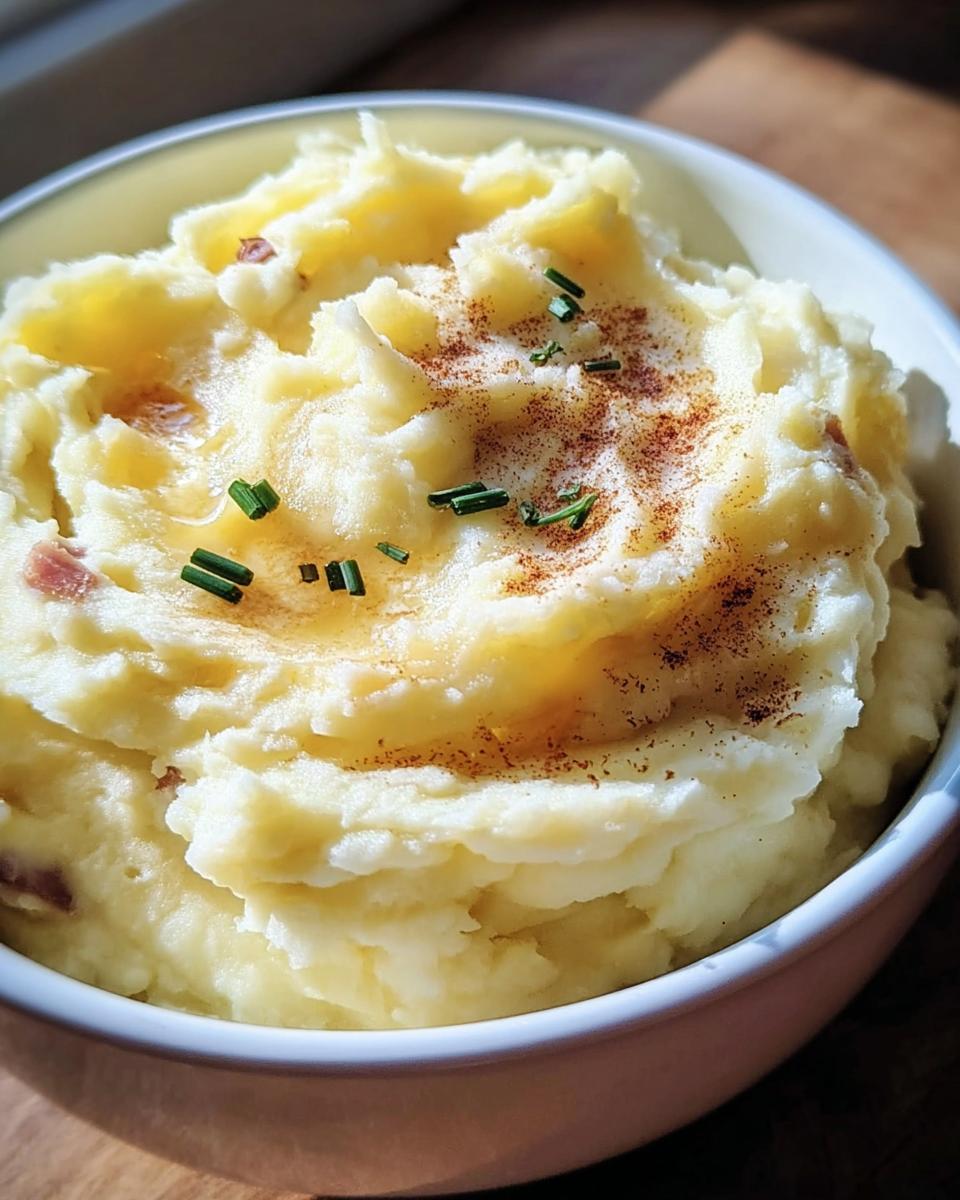 Indulge in Roasted Garlic Goat Cheese Mashed Potatoes Bliss - Sanji Cuisine