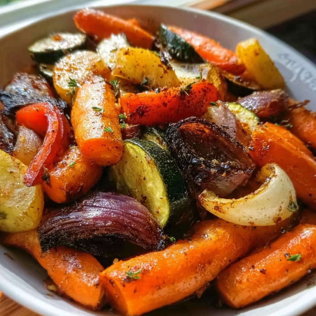 Roasted Vegetables with Apple Cider Vinaigrette Bliss - Sanji Cuisine