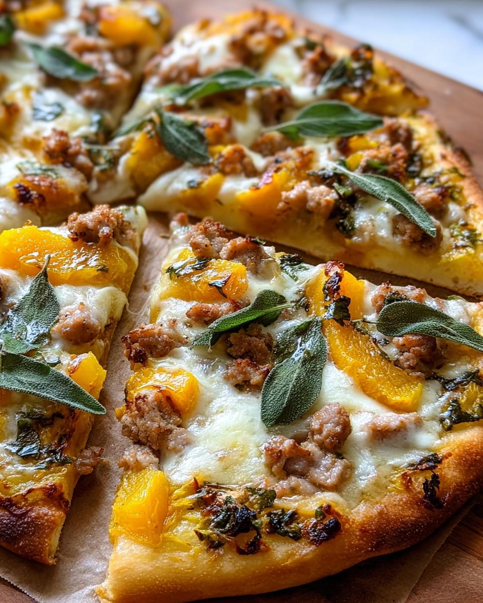 Irresistible Savory Pumpkin Pizza with Turkey & Sage Delight - Sanji ...