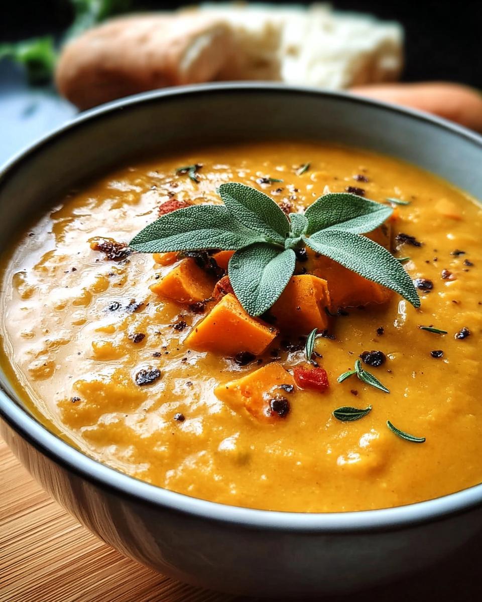 Irresistible Sweet Potato Lentil Soup for Cozy Nights - Sanji Cuisine