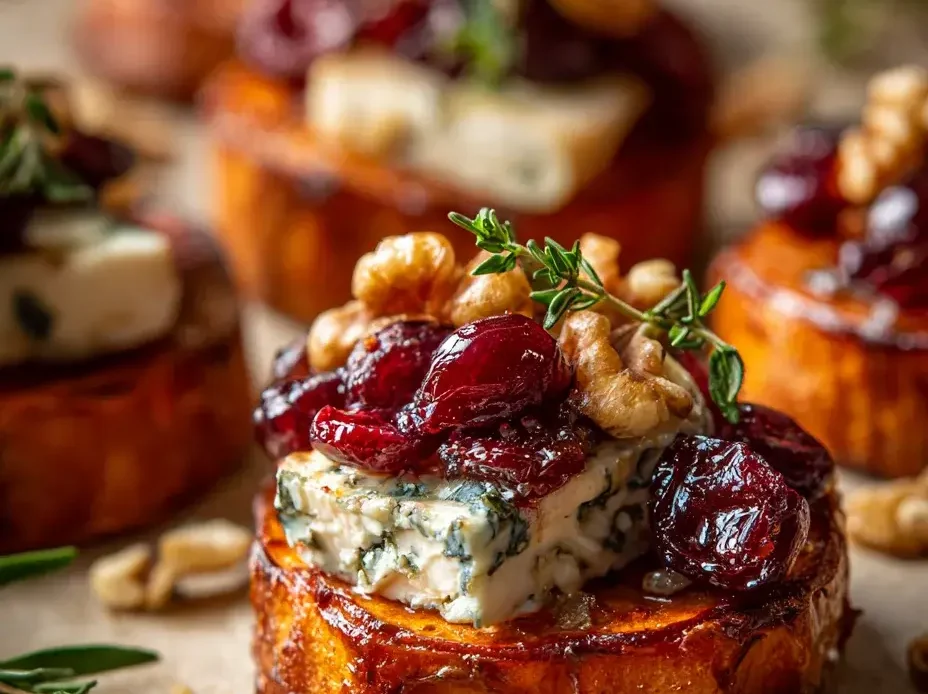 Sweet Potato Brie Bites – Easy Holiday Appetizer Recipe