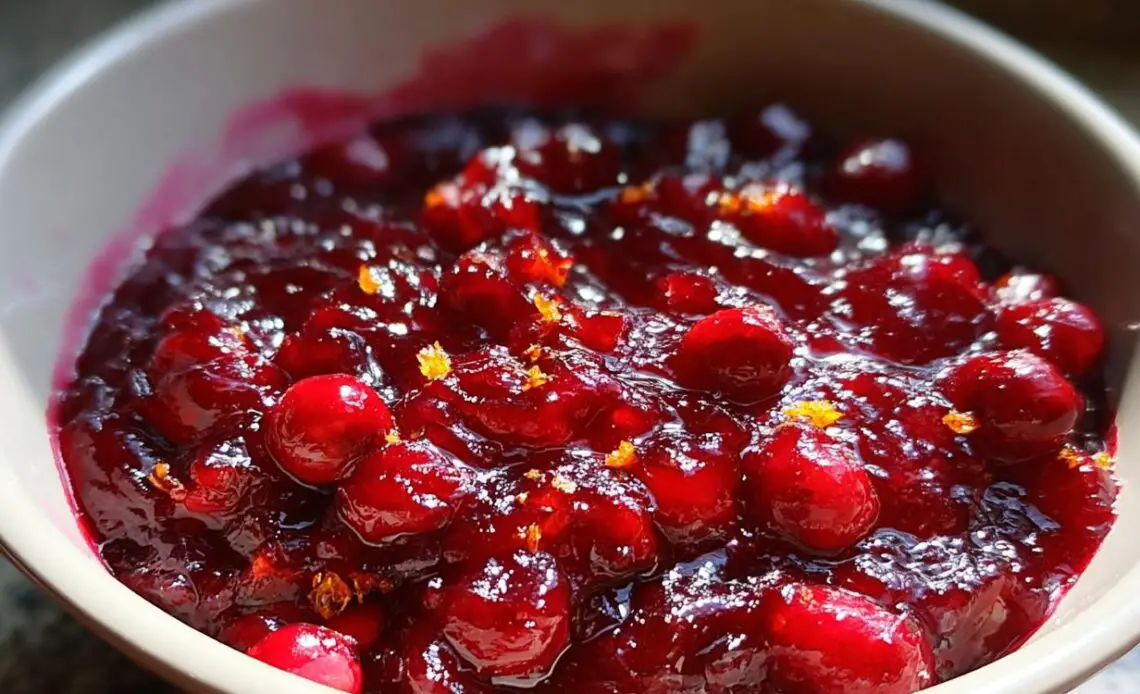 Irresistible Vanilla Bourbon Cranberry Sauce Recipe to Savor - Sanji ...