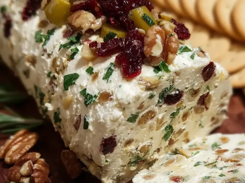 Aussie Antipasto Cheese Log Recipe for Holidays