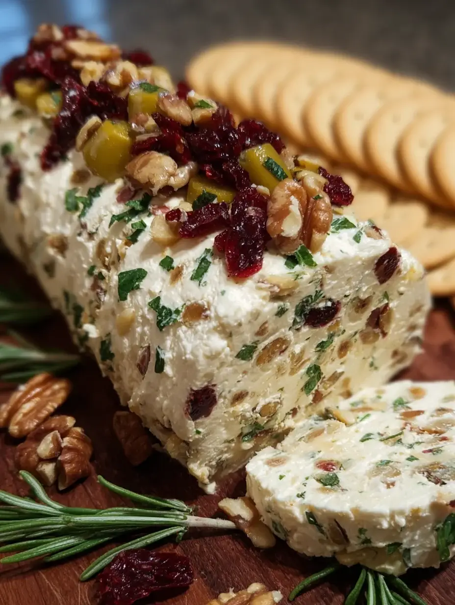 Aussie Antipasto Cheese Log Recipe for Holidays