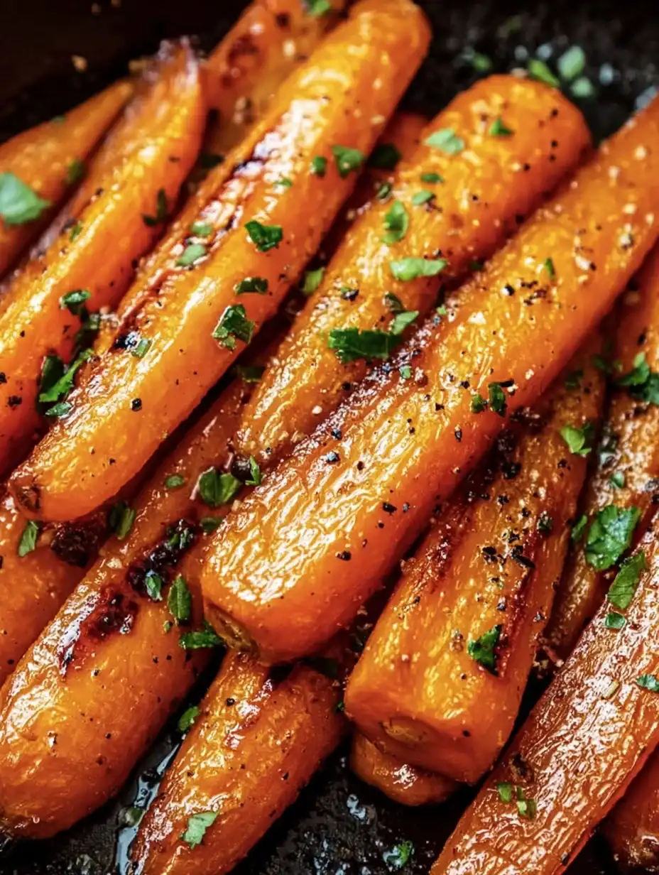 Caramelized Honey Glazed Roasted Carrots Recipe