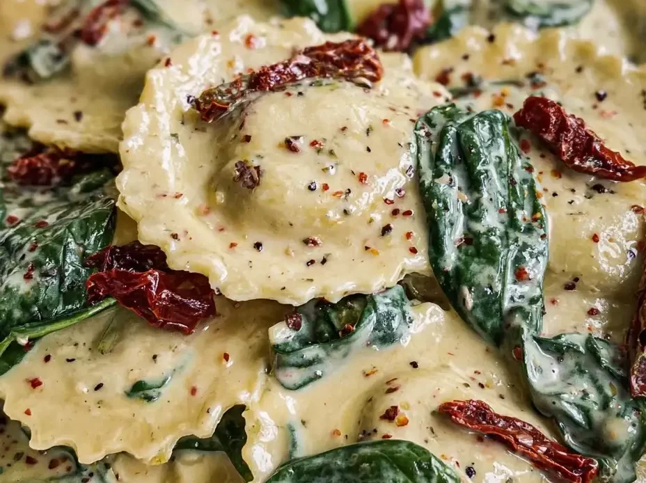 Creamy Tuscan Ravioli with Spinach – Easy 30-Minute Recipe