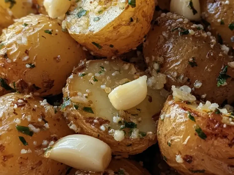 Crispy Garlic Butter Potatoes – Easy Roasted Side Dish