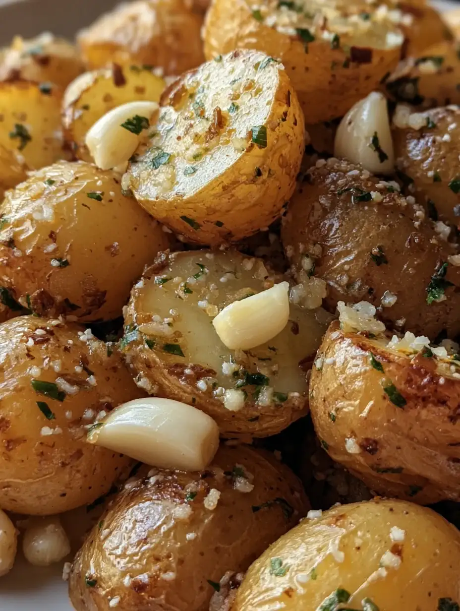 Crispy Garlic Butter Potatoes – Easy Roasted Side Dish
