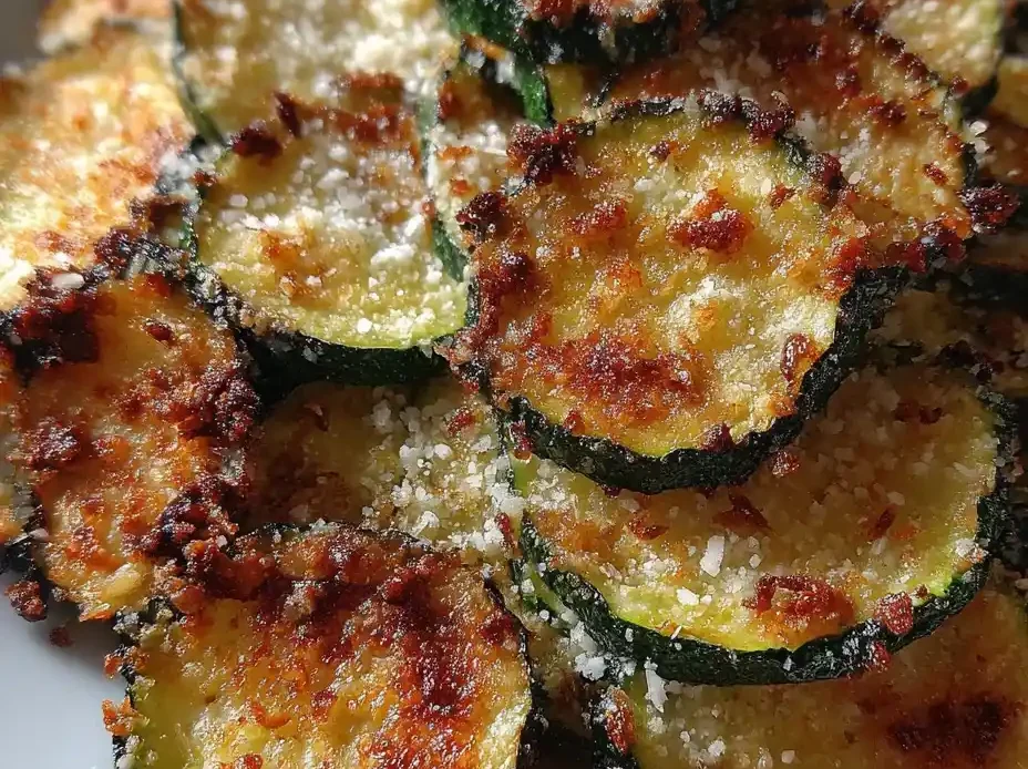 Crispy Parmesan Zucchini Chips (Baked to Golden Perfection) - Sanji Cuisine
