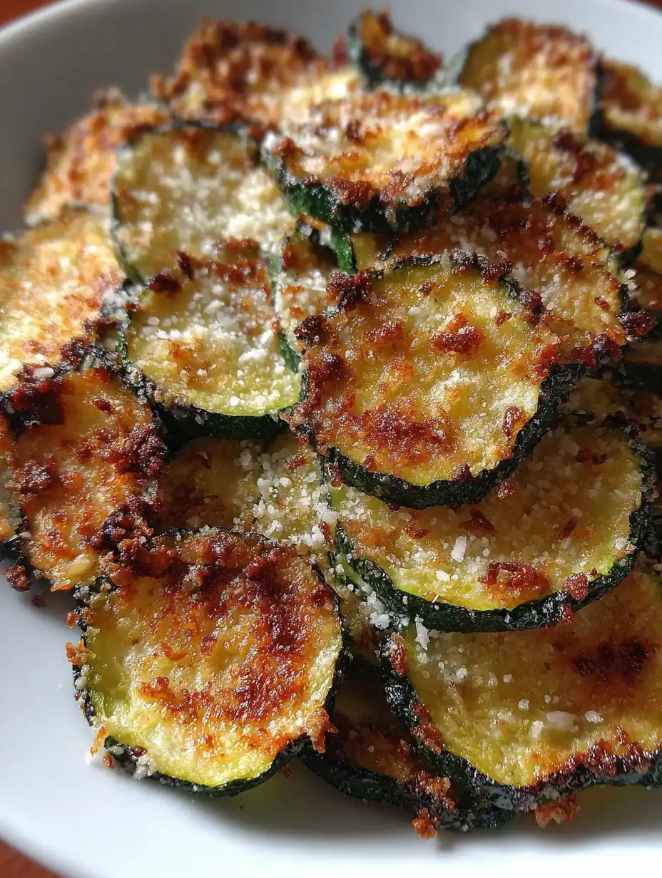 Crispy Parmesan Zucchini Chips (Baked to Golden Perfection) - Sanji Cuisine