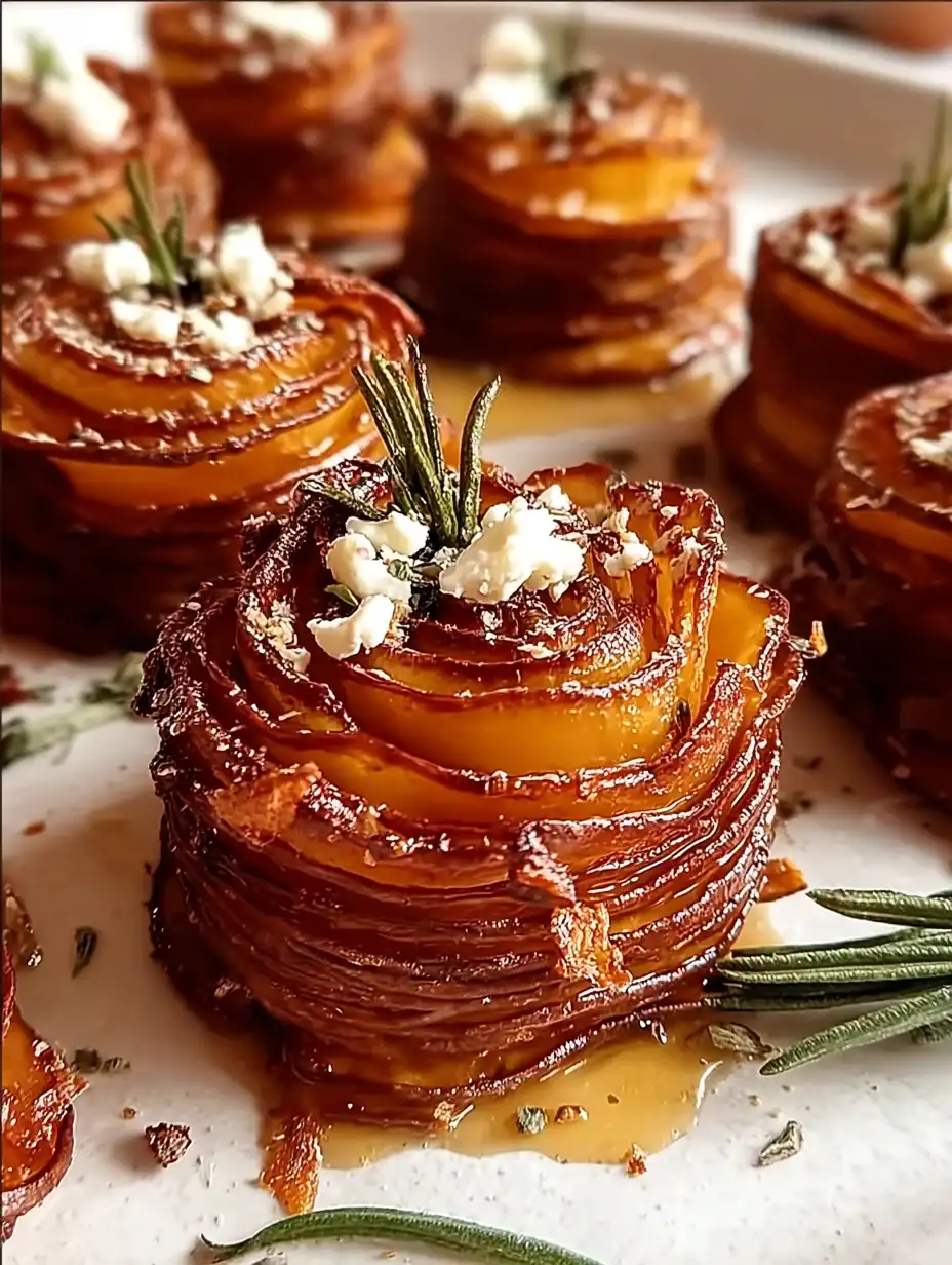 Garlic Butter Sweet Potato Stacks Recipe (Crispy & Easy)