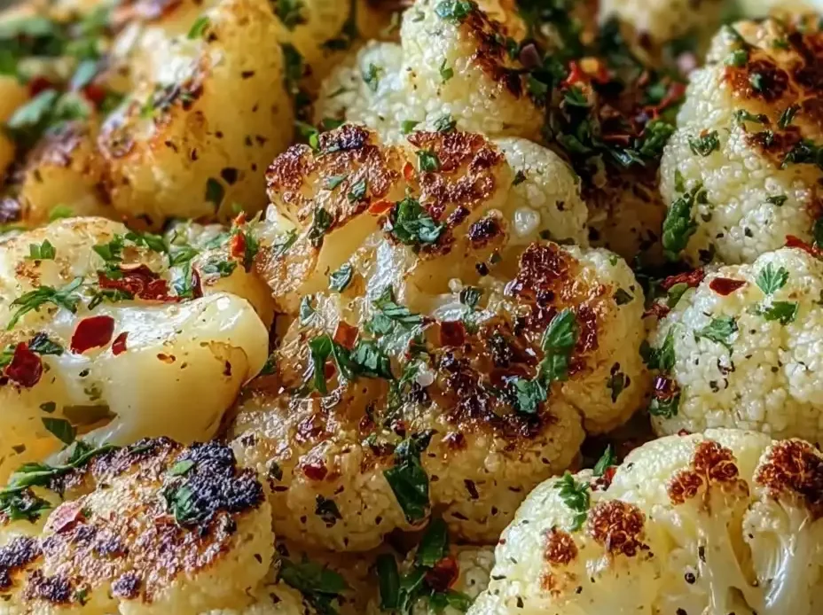 Garlic Lemon Roasted Cauliflower Fries (Crispy & Easy Recipe)