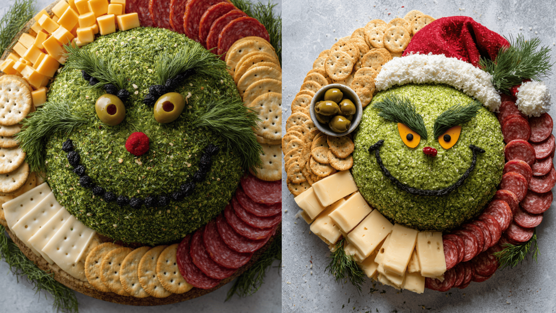Grinch cheeseball