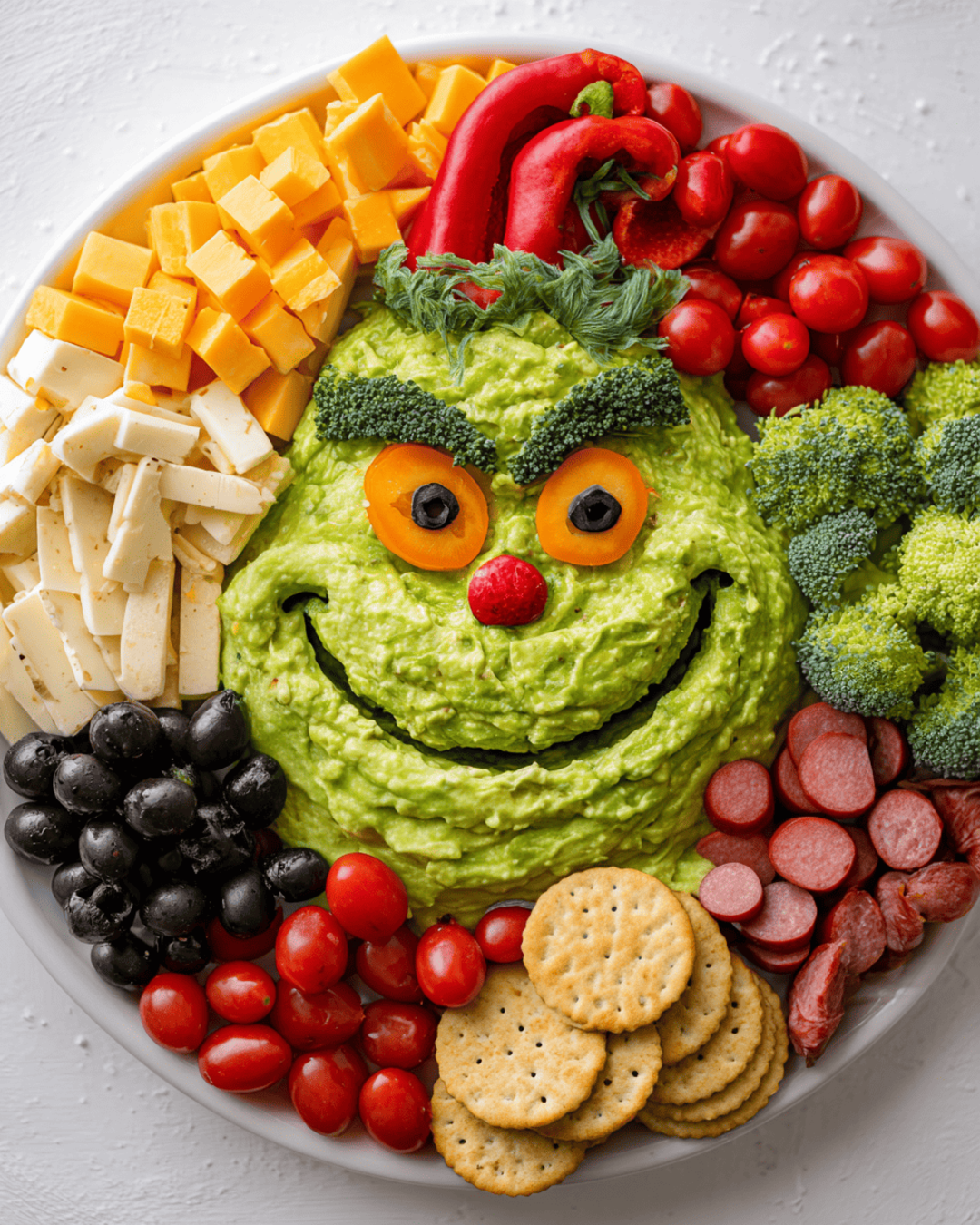 Grinch Snack Board