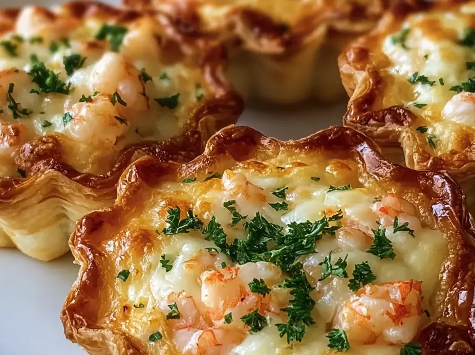 Golden Lobster Puff Pastry Cups – Elegant Seafood Appetizer Recipe