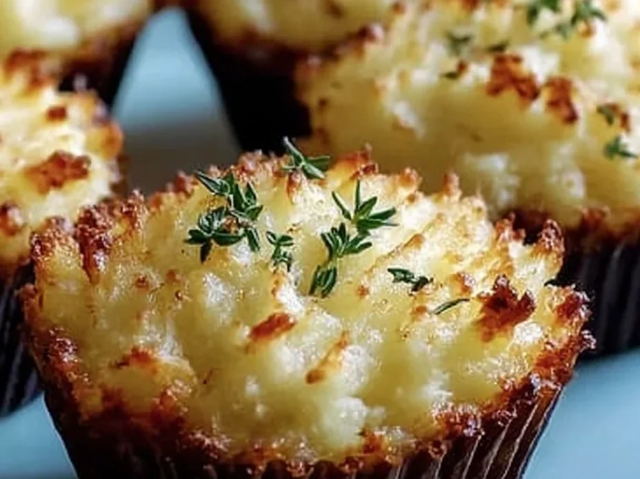 Mashed Potato Muffins Recipe – Easy, Crispy & Cheesy Bites