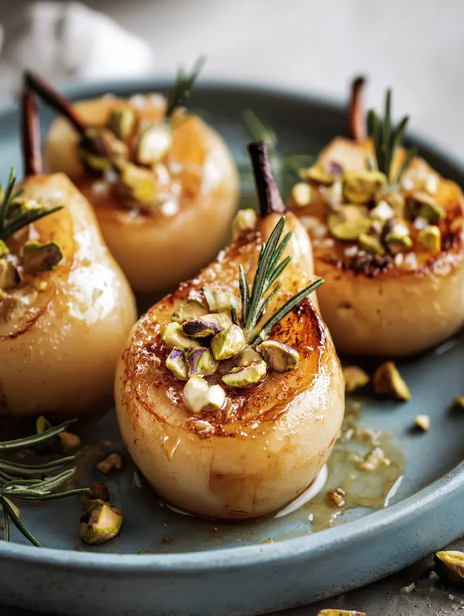 Roasted Pear Halves with Brie | Elegant Fall Appetizer
