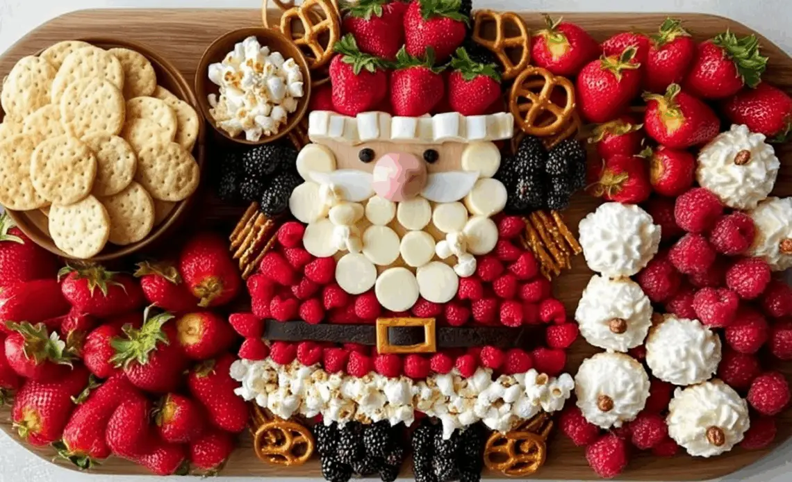 Santa snack Board
