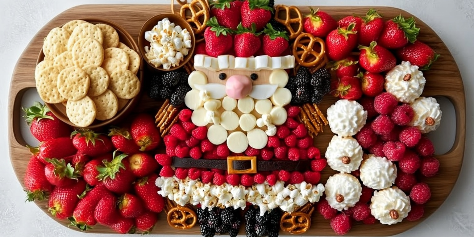 Santa snack Board