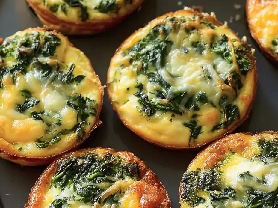 Spinach Ricotta Bites – Easy Cheesy Mini Muffin Snack