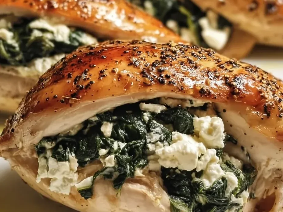 Spinach and Feta Stuffed Chicken Breast | Juicy, Easy & Flavorful
