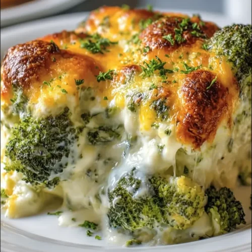 Cheesy Broccoli Cottage Cheese Bake | Easy Low-Carb Recipe