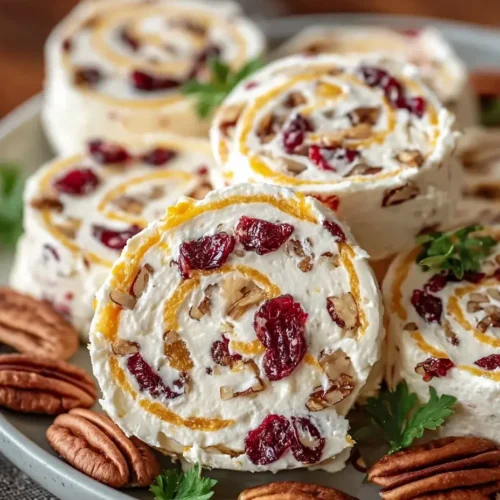 Holiday Cranberry Orange Pinwheel Bites – Easy Festive Appetizer